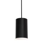 AFX Tyke 1-Light Black Shaded Pendant Light TYKP04MBBK