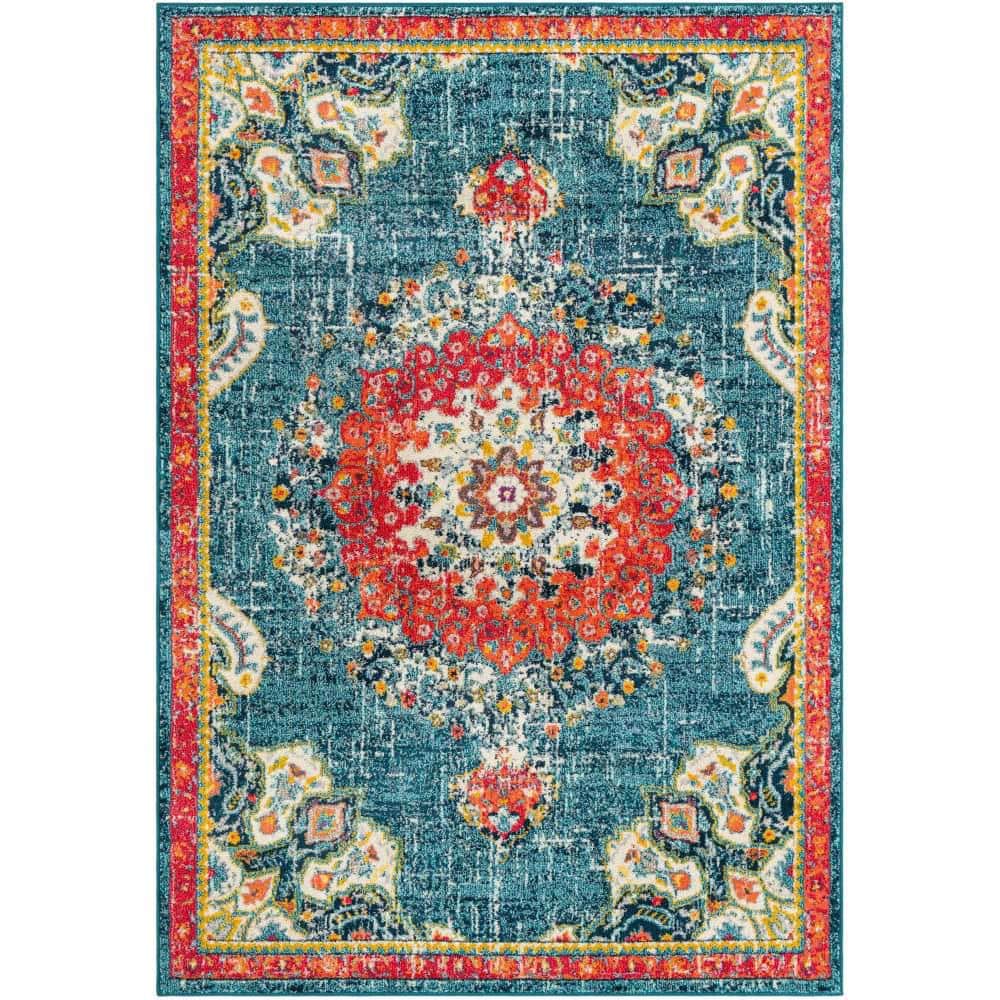 Unique Loom Penrose Alexis Blue 6' 1 x 9' 0 Area Rug 3185299 - The Home ...