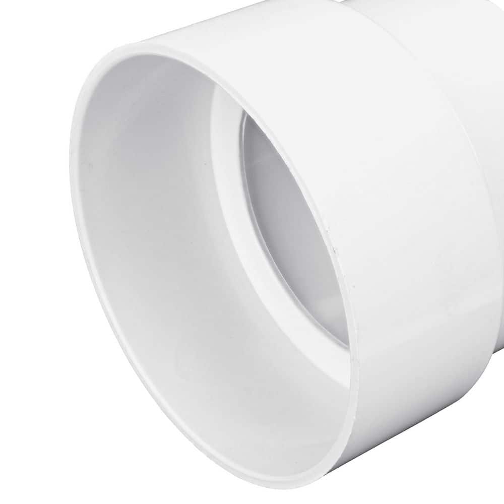 Buy PVC Increaser/Reducer Adapter, 3 in. DWV/SCH40 Hub X 4 in. S&D Hub ...
