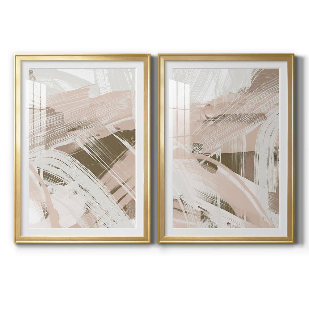 Wexford Home Earthtone Swipe I by Wexford Homes 2-Pieces Framed ...