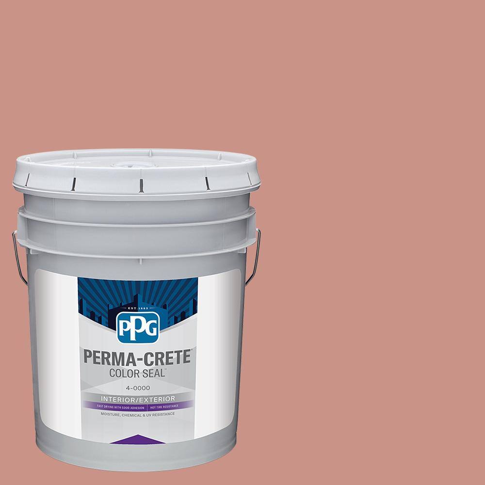 Perma-Crete Color Seal 5 gal. PPG1065-5 Long Weekend Satin Interior ...