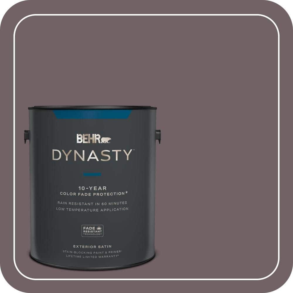 BEHR DYNASTY 1 gal. #N110-6 Dignified Purple Satin Enamel Exterior ...