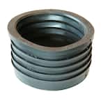 Fernco 3 in. Service Weight Cast Iron Hub x 3 in. Sch. 40 PVC ...