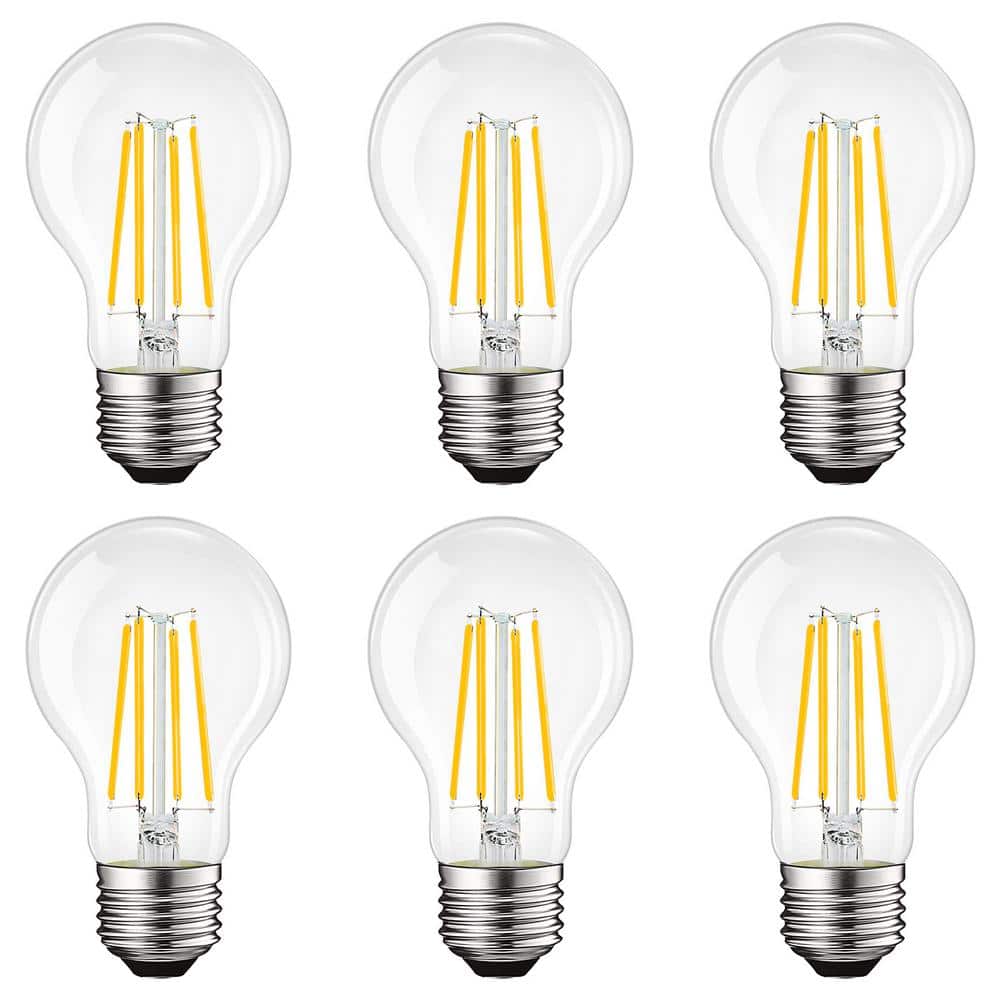 LUXRITE 100-Watt Equivalent A19 1600 Lumens Dimmable E26 Edison LED ...