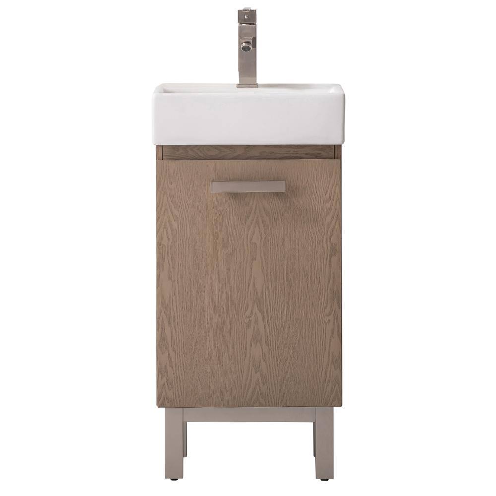 Design Element Stella 16.5 in. W x 12 in. D x 33.75 in. H Bath Vanity ...