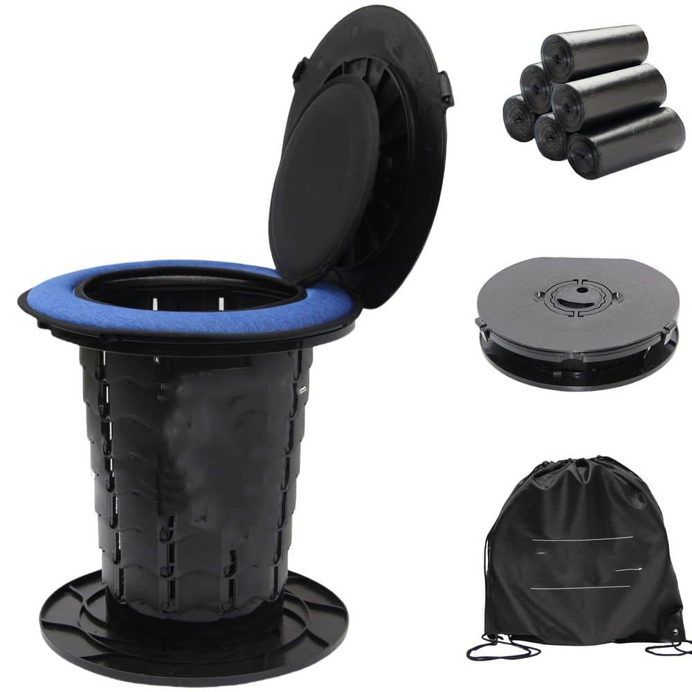 Non-electric Waterless Composting Toilet System Portable Retractable ...