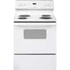 Hotpoint 30 in. 4 Burner Element Free-Standing Electric Range in White ...