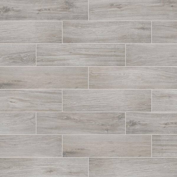 Florida Tile Home Collection Chalet Greige 6 in. x 24 in. Porcelain ...