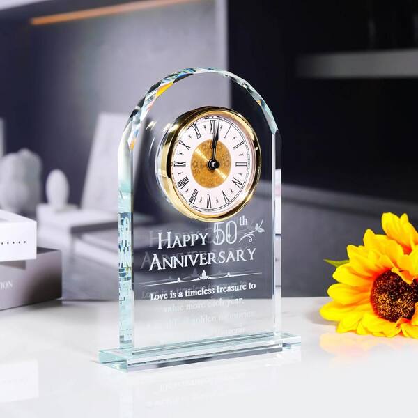 50th Wedding Anniversary Clocks