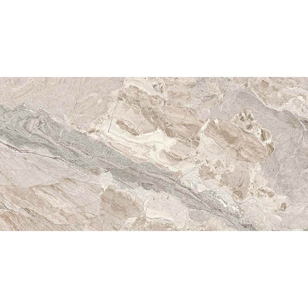Apollo Tile Splendor Beige 4 in. x 0.41 in. Matte Porcelain Rectangular ...