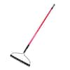 Bully Tools 16 in. Steel Head Bow Rake with Fiberglass Handle 92379 ...
