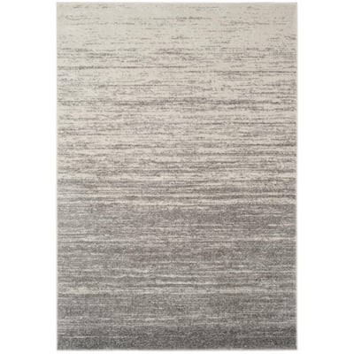 SAFAVIEH Adirondack Light Gray/Gray 6 ft. x 9 ft. Solid Area Rug ADR113C-6