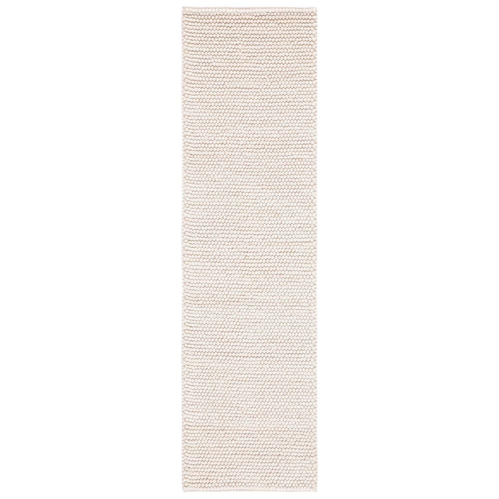 SAFAVIEH Natura 2 ft. x 5 ft. Ivory Basket Marle Runner Rug NAT220A-25 ...