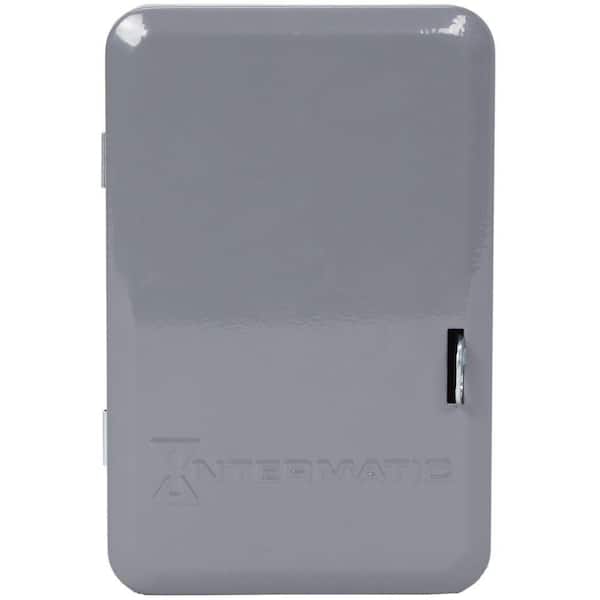 Intermatic T100 Series 40 Amp 125V SPST 24-Hour Mechanical Time Switch ...