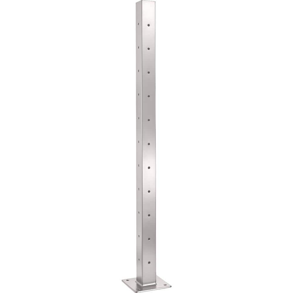 CityPost Deck Corner Post: 36 in. Base Mount: White CP-HCP-W-36 - The ...