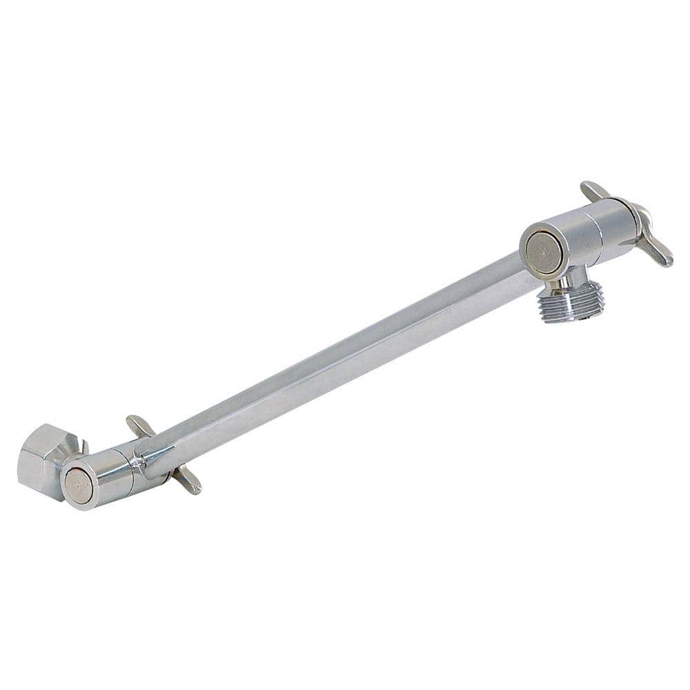 EZ-FLO Adjustable Swivel Shower Arm, Chrome 15116 - The Home Depot