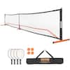 VEVOR Pickleball Net Set 22 ft. Pickleball System with Carrying Bag and ...
