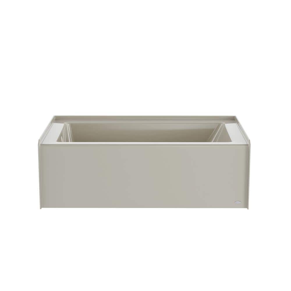 JACUZZI PROJECTA 60 in. x 36 in. Rectangular Skirted Soaking Bathtub ...