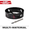 Milwaukee 4-3/8 in. Carbide Recessed Light Hole Saw with Pilot Bit 49-56-0300 - The Home Depot