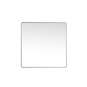 Timeless Home 42 in. W x 42 in. H x modern Soft Corner Metal Square ...