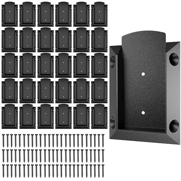 Afoxsos 30-Piece Aluminium Deck Railing Brackets for 2 x 4 in. Wood ...