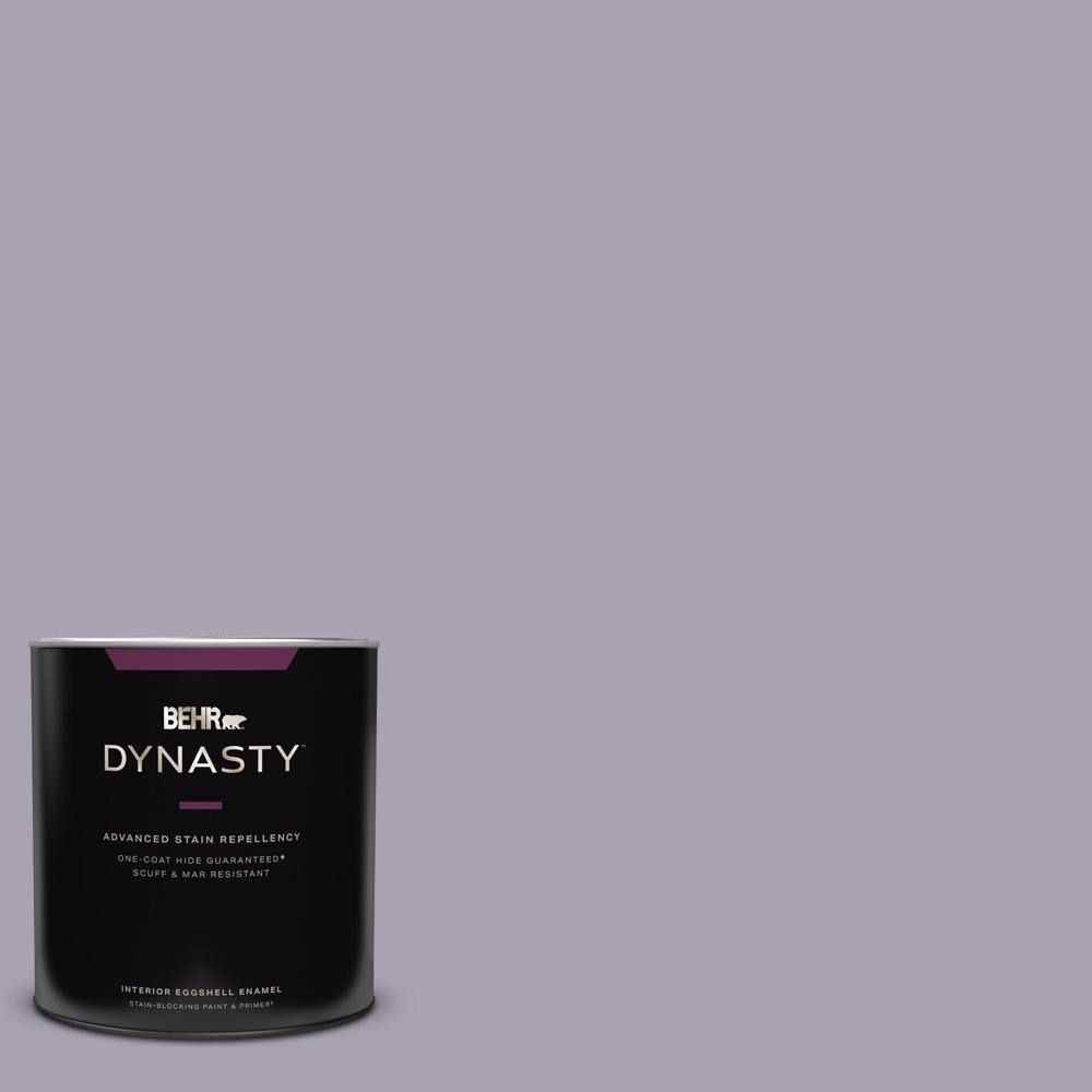 BEHR DYNASTY 1 qt. #N560-3 Luxe Lilac One-Coat Hide Eggshell Enamel ...