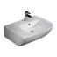 Barclay Products Elena 500 Pedestal Combo Bathroom Sink in White 3-141WH