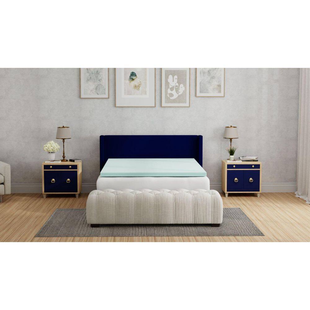 Reviews for OMNE SLEEP Plush 3 in. Twin Memory Foam Cooling Mattress ...