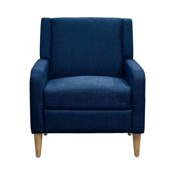 510 Design Juno Denim Blue Arm Chair with Upholstered 5DS100-0037 - The ...