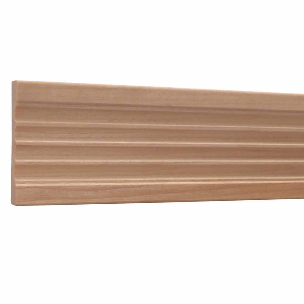 Ornamental Mouldings 819-4FTWHW .468 in. D X 3 in. W X 47.5 in. L ...