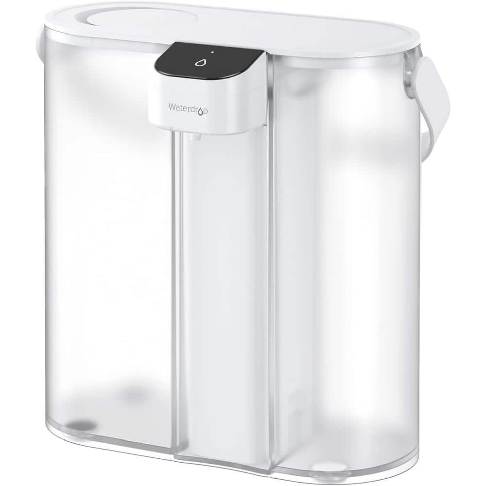 Waterdrop Compact Electric Water Filter Pitcher Dispense 200-Gallon NSF ...