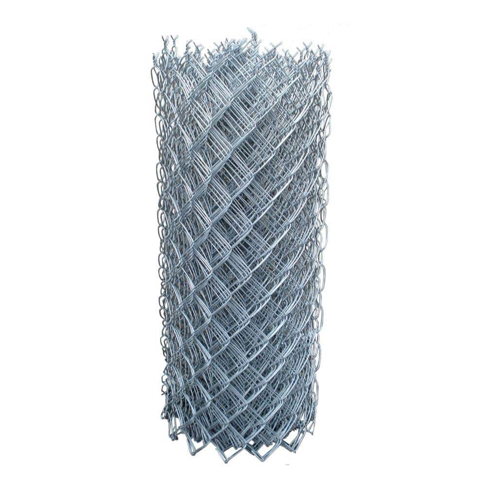 Protecto Fence 4 ft. x 1-1/2 ft. 9-1/2-Gauge Galvanized Cyclone Metal ...