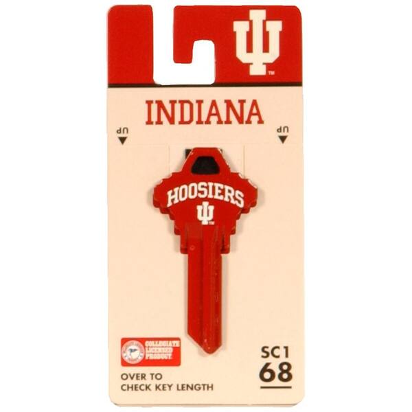 Hillman #68 NCAA Indiana Hoosiers Key Blank 89960 - The Home Depot