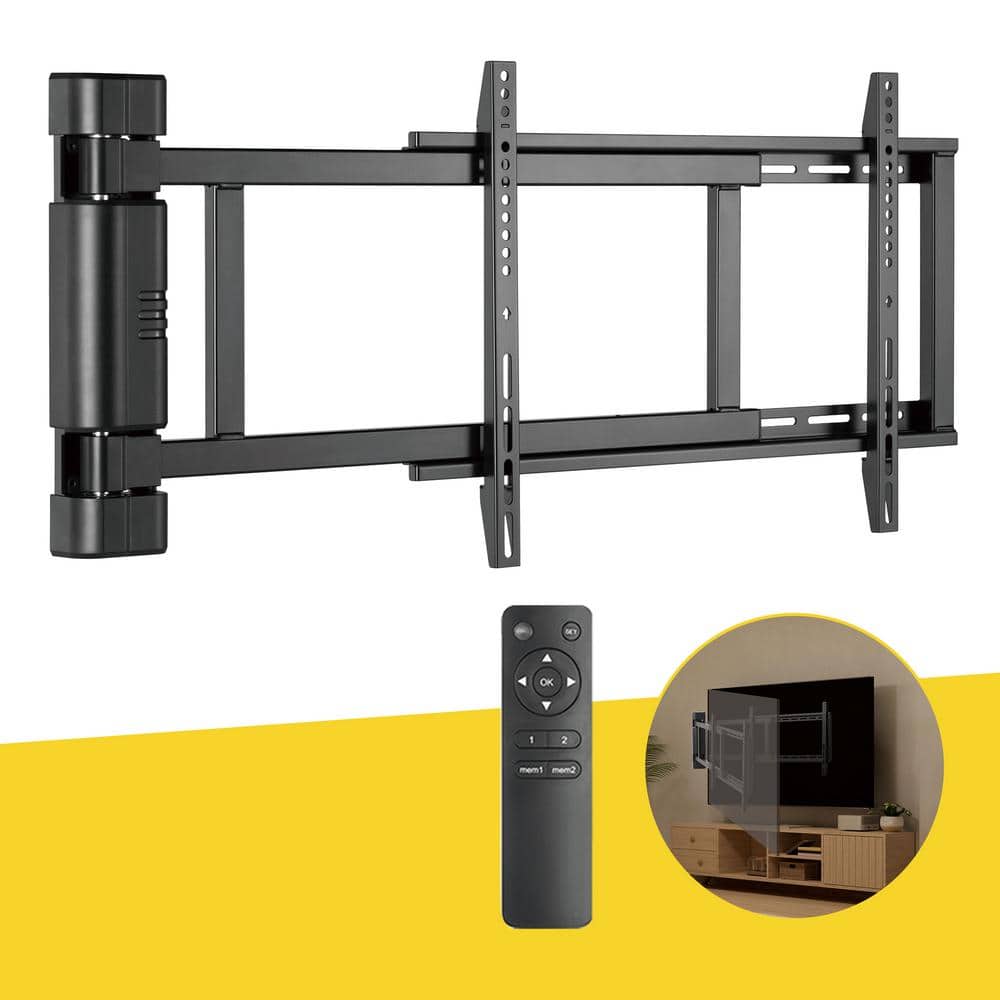ProMounts Motorized Swing TV Wall Mount for TVs 32 in. to 75 in. Up to ...