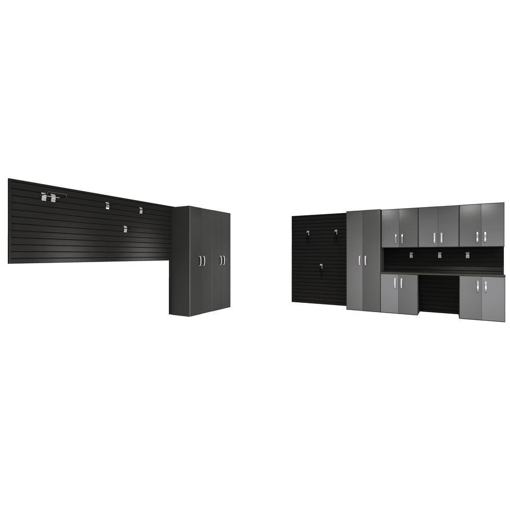 Flow Wall 7-Piece Composite Wall Mounted Garage Storage System in ...