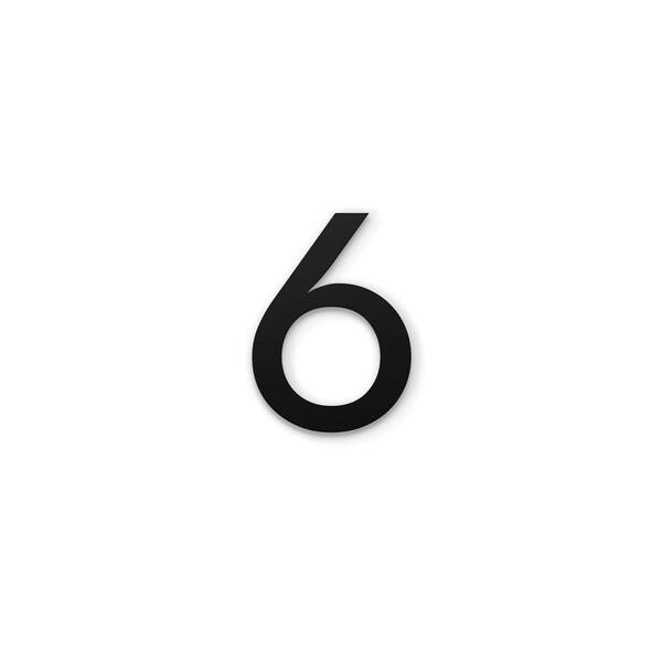 4 in. Magnetic Numbers - Black Number 6 numbers-black-6 - The Home Depot