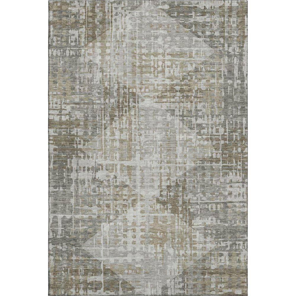Addison Rugs Mayfield Premium Machine Washable Abstract AMF2026 Pewter ...