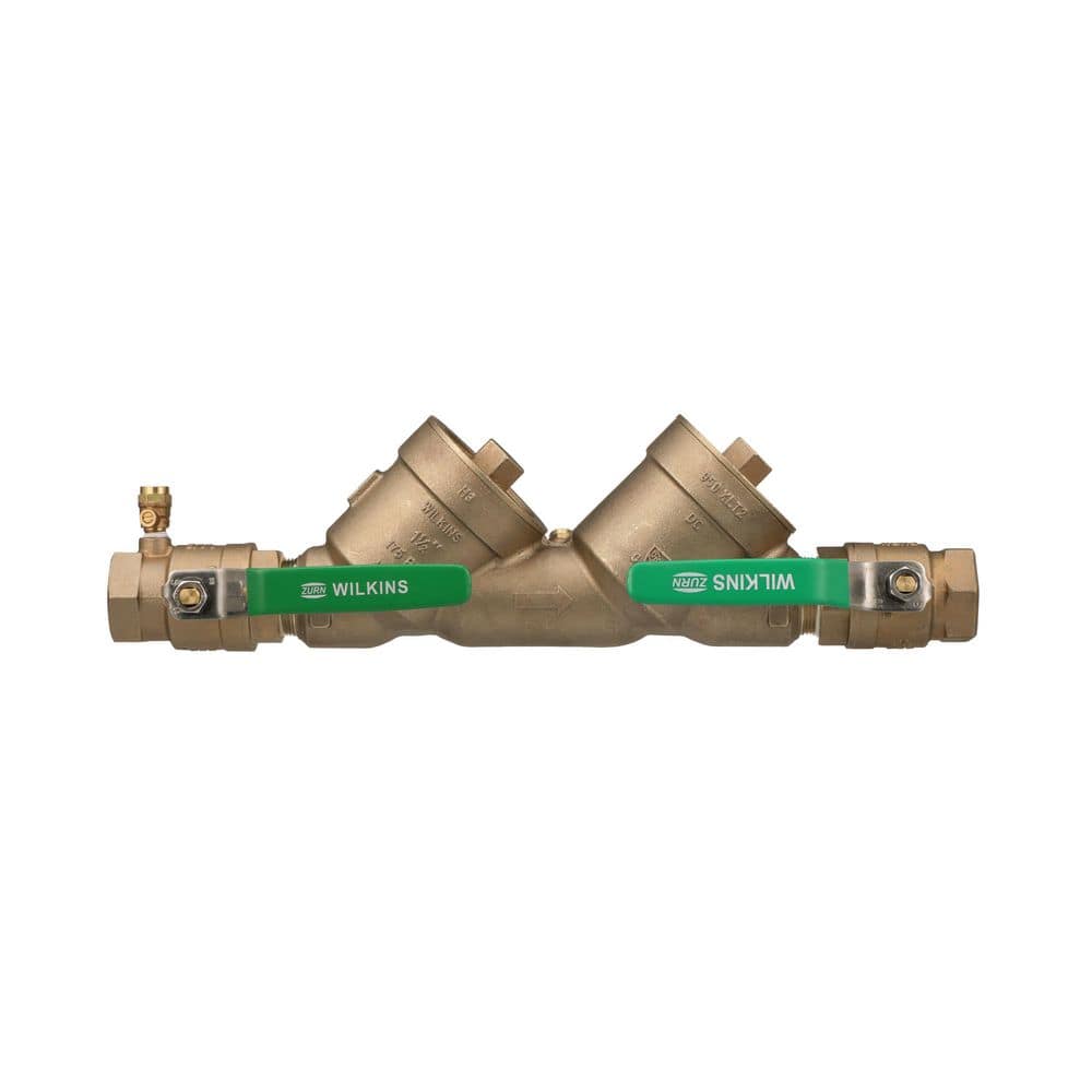 Wilkins 1-1/2 in. 950XLT2 Double Check Backflow Preventer Valve 112 ...