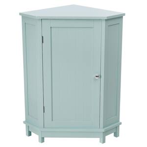 FUNKOL 17.2 in. W x 17.2 in. D x 31.5 in. H Gray Triangle Bathroom ...