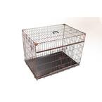 KennelMaster 42 in. x 28 in. x 30 in. Large Wire Dog Crate FKC422830 ...