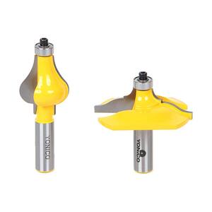 Yonico Handrail Molding Traditional and Beaded 1/2 in. Shank Carbide ...