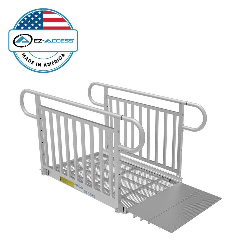 EZ-ACCESS PATHWAY 3G 4 ft. Ramp Kit with Expanded Metal Surface and ...