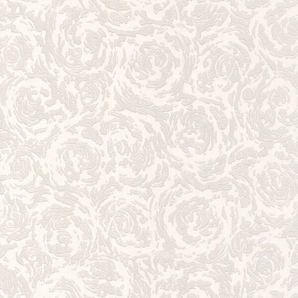 Graham & Brown Thick Swirl Paintable White Wallpaper-321 - The Home Depot