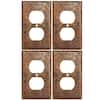 Premier Copper Products 1 Gang Hammered Copper Single Duplex Outlet ...