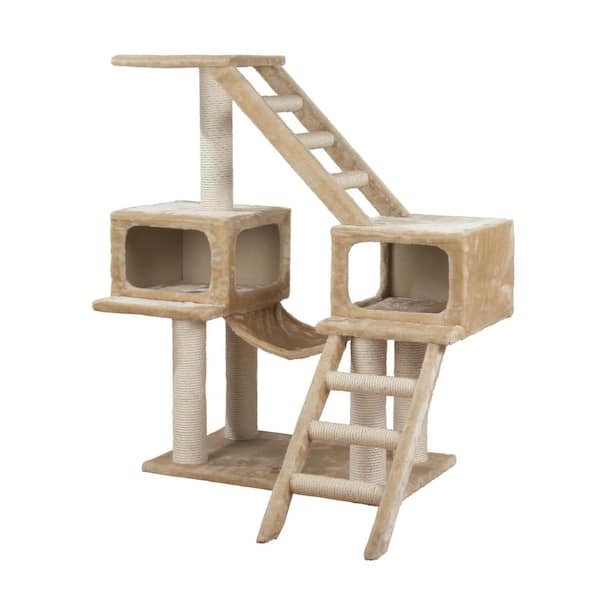 TRIXIE Beige Malaga Cat Playground 43941 - The Home Depot