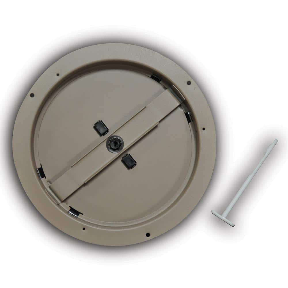 Everbilt 6 in. Steel Round Diffuser Damper in Brown E80106 - The Home Depot