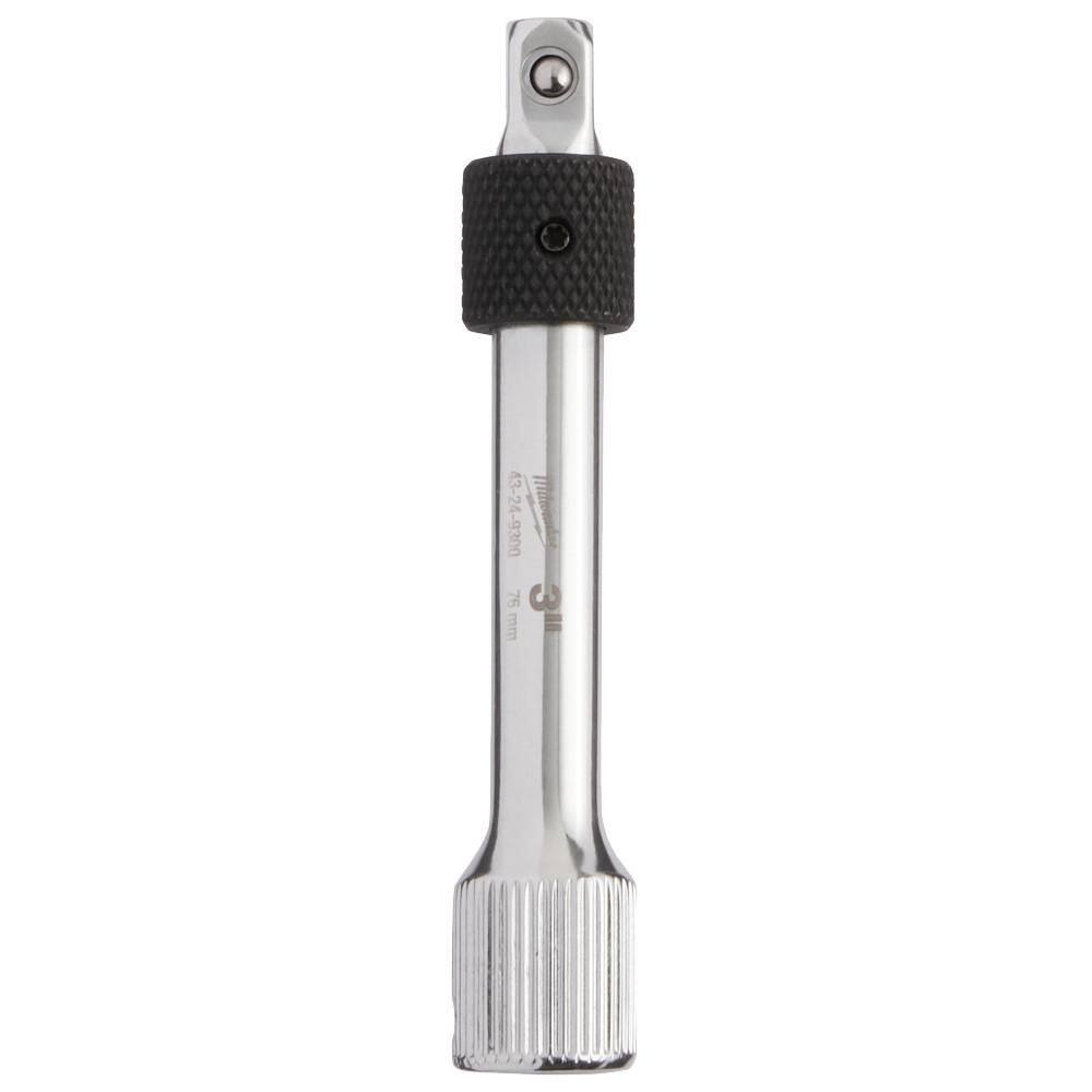 Milwaukee 1/4 in. Drive 3 in. Locking Extension 43-24-9300 - The Home Depot