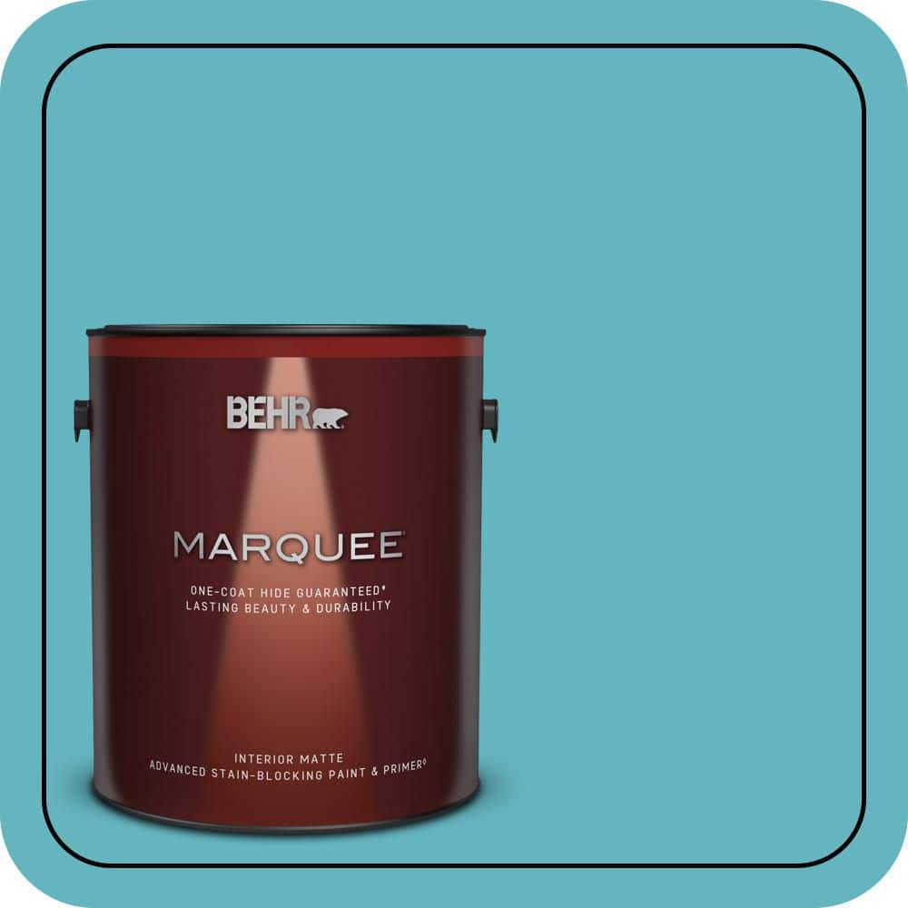 BEHR MARQUEE 1 gal. #MQ4-51 Adonis One-Coat Hide Matte Interior Paint ...