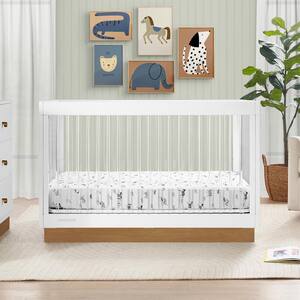 Delta Children Simmons Kids Caden 6-in-1 Convertible Crib with Trundle ...