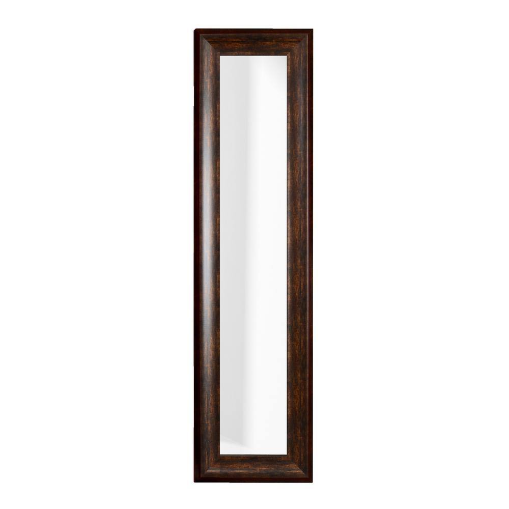 BrandtWorks Deep Brown Extra Large Wall Mirror 17 in. W x 72 in. H ...